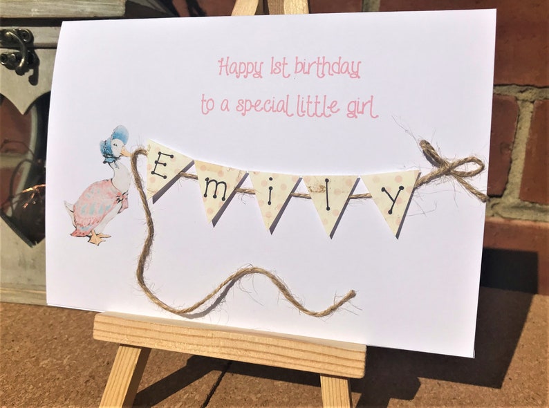 Personalised Handmade Birthday Card Boys Girls Peter | Etsy