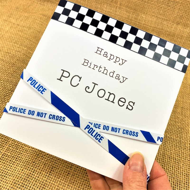 Police Officer Card - Etsy