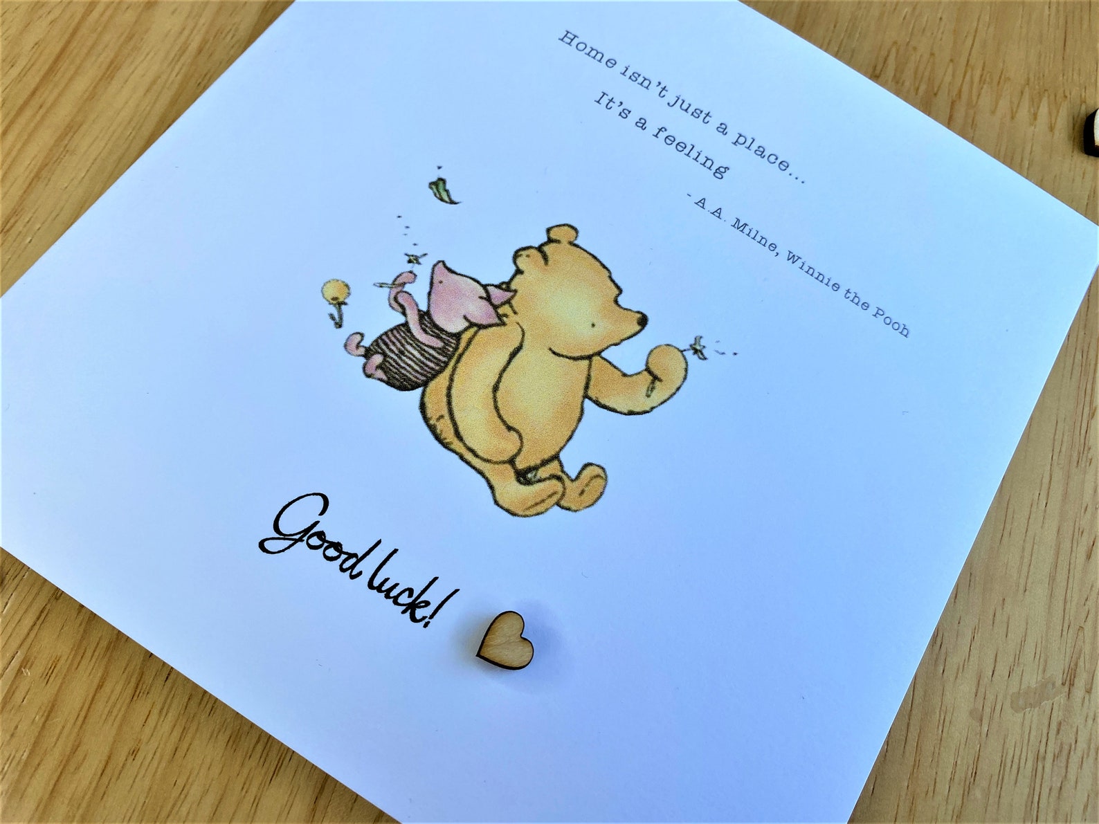 New Home / Moving Card Good Luck Card Sentiment Quote | Etsy