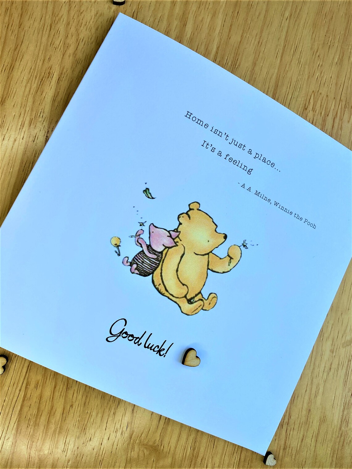 New Home / Moving Card Good Luck Card Sentiment Quote | Etsy