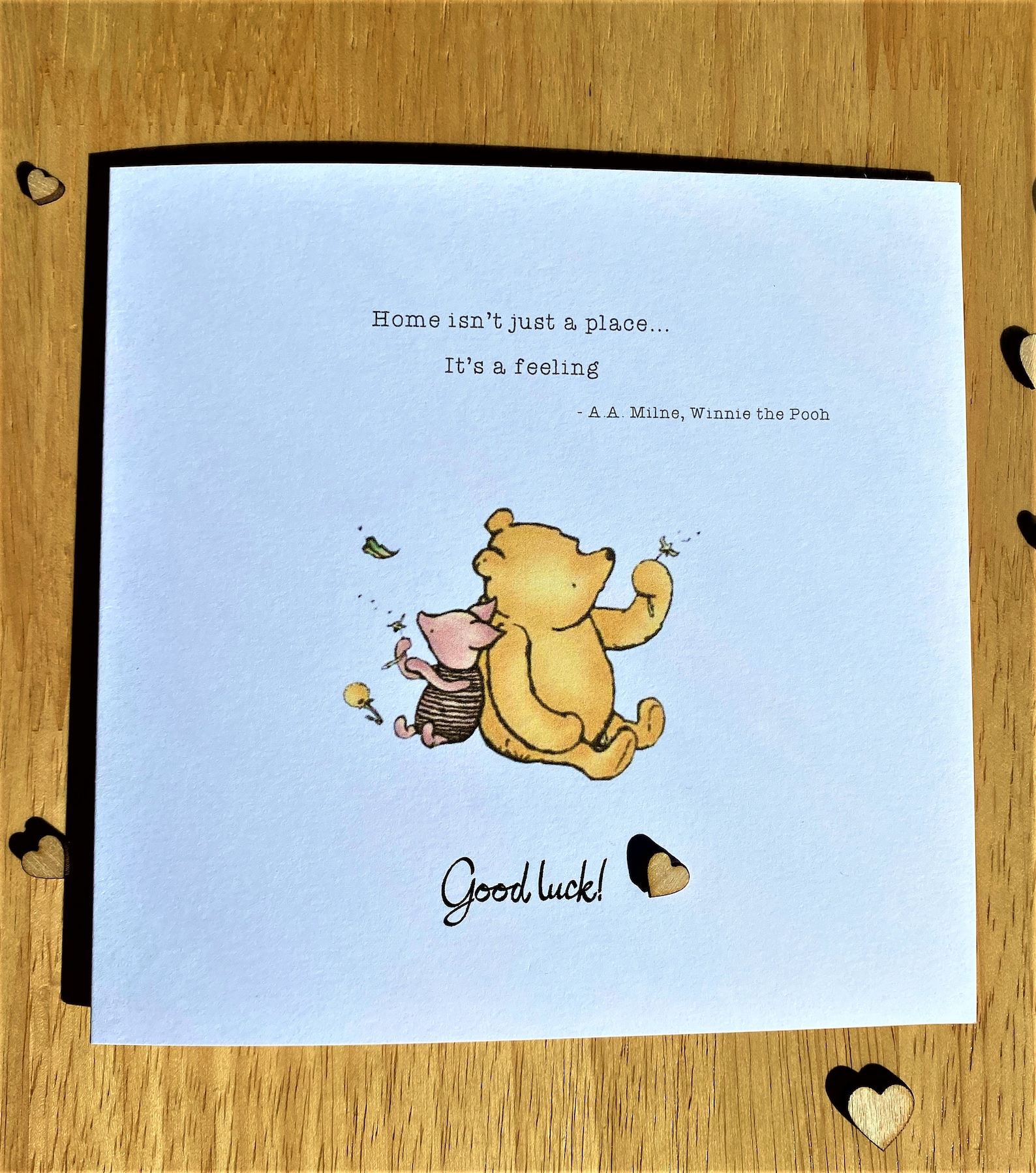 New Home / Moving Card Good Luck Card Sentiment Quote | Etsy