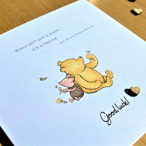 New Home / Moving Card Good Luck Card Sentiment Quote | Etsy