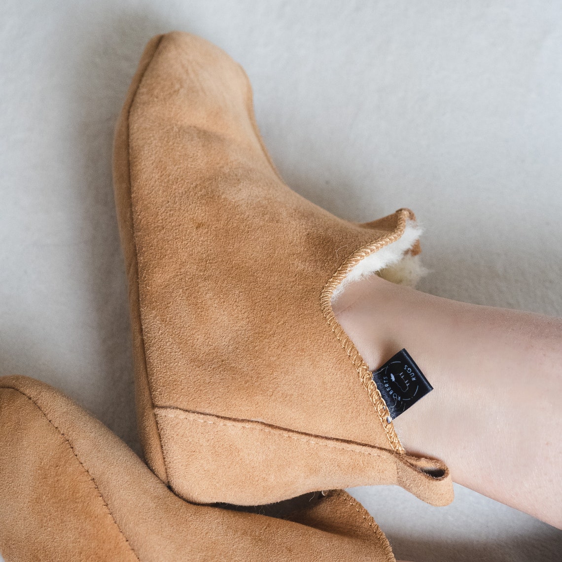 Men's Women's Genuine Sheepskin Slippers 100% Real Fur - Etsy UK