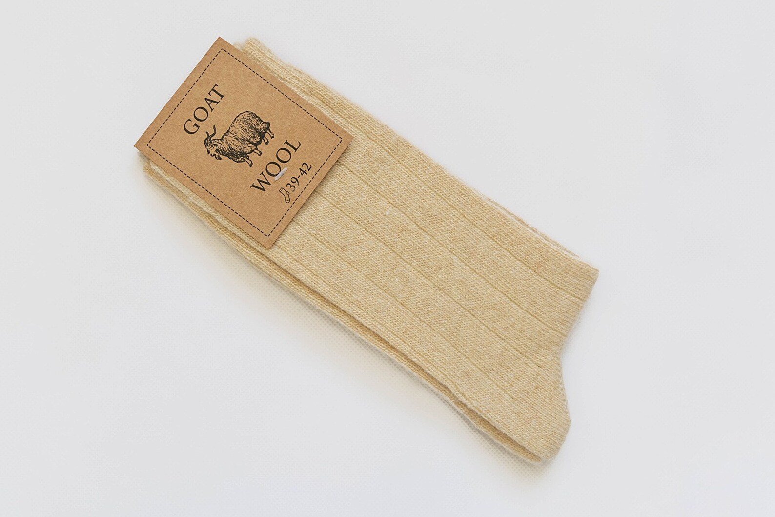 Natural Goat Socks, Natural Wool Soft and Warm, Cashmere Socks, Unisex ...