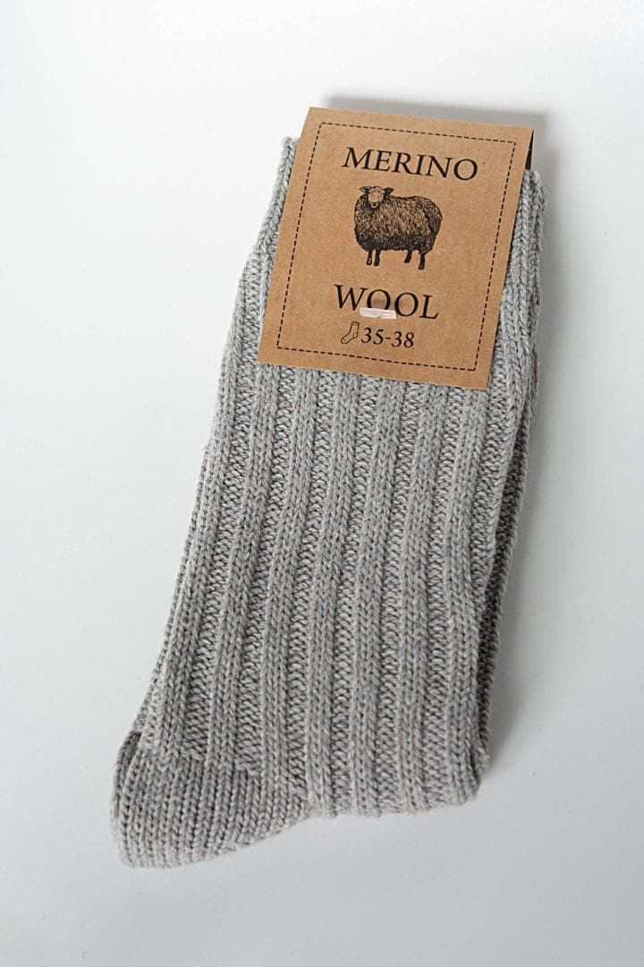 Merino Socks, 100% Merino Wool, Soft and Warm, Unisex Sizes, Medium ...