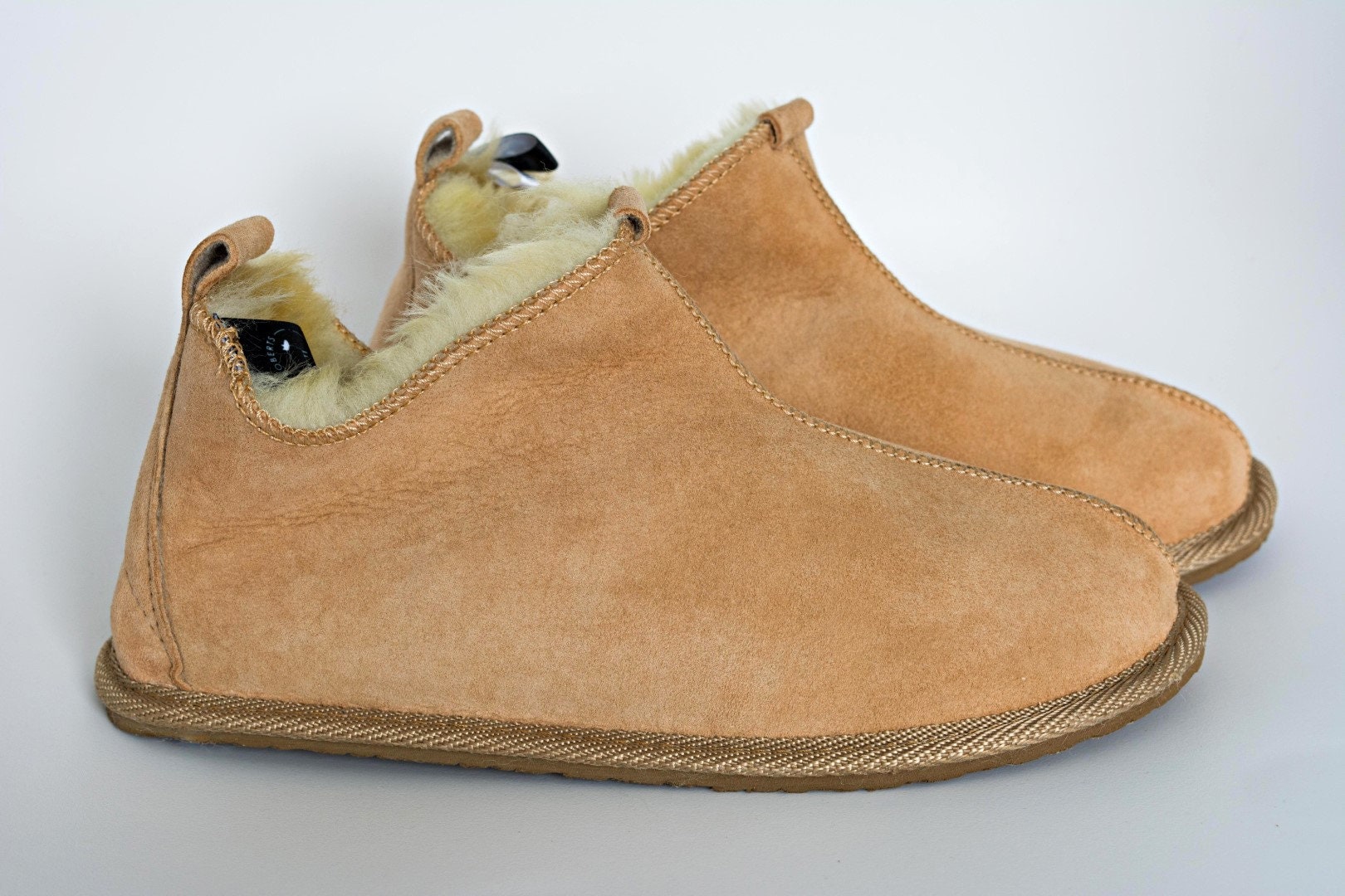 Men's Women's Genuine Sheepskin Slippers 100% Real Fur - Etsy