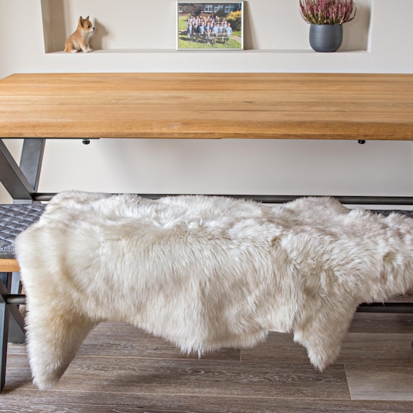 Sheepskin Bench - Etsy