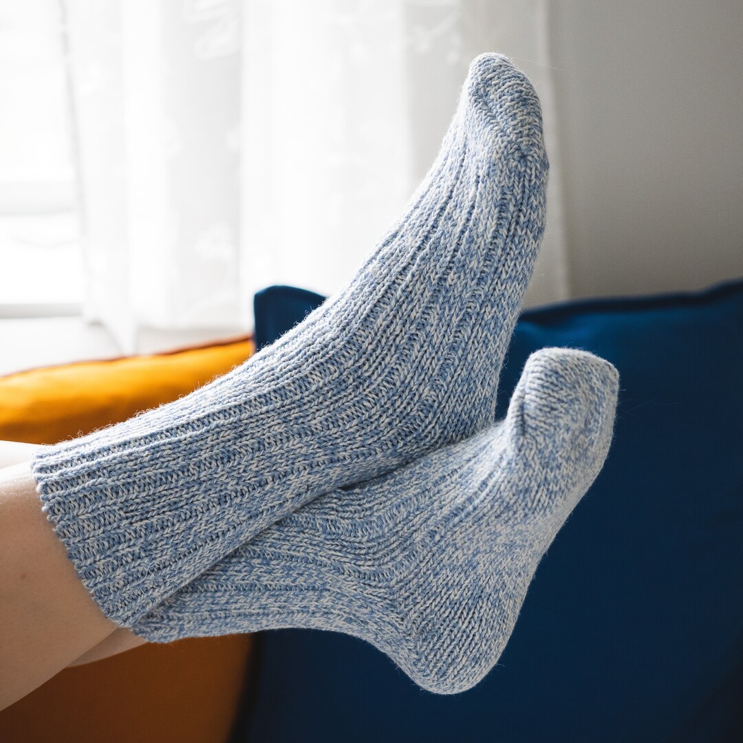 Merino Socks, 100% Merino Wool, Soft and Warm and Thick, High Quality ...