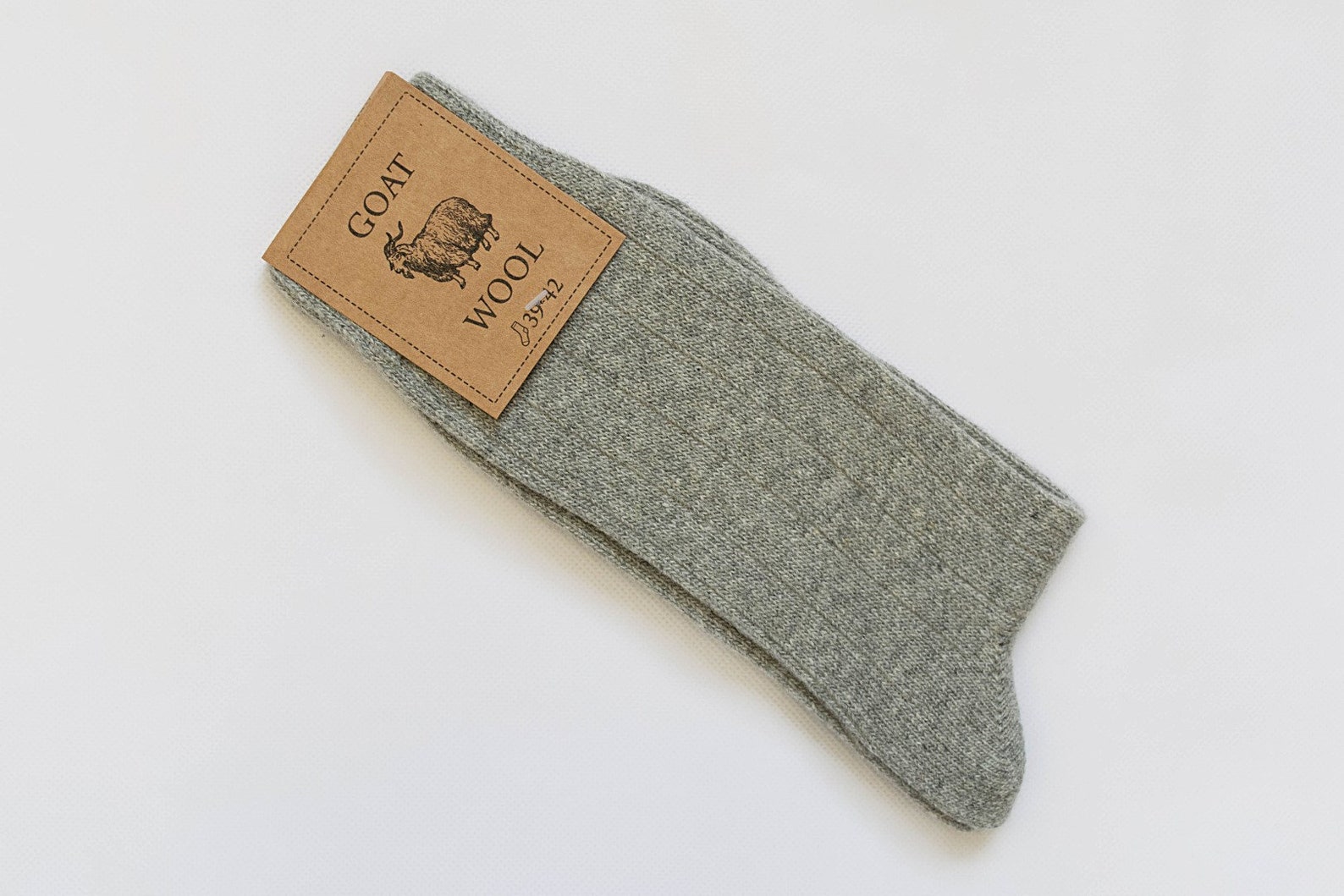Natural Goat Socks, Natural Wool Soft and Warm, Cashmere Socks, Unisex ...