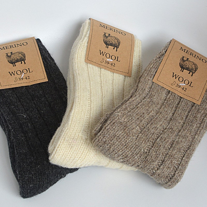100% Wool Socks - Etsy