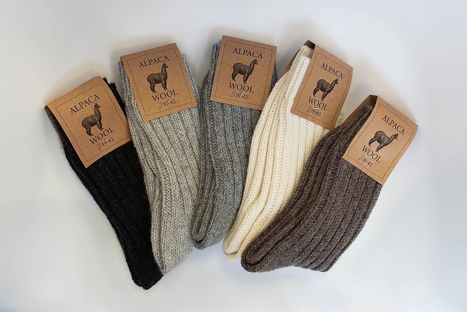 Alpaca Wool Alpaka Socks Extra Thick Warm Outdoor/indoor Very Soft ...