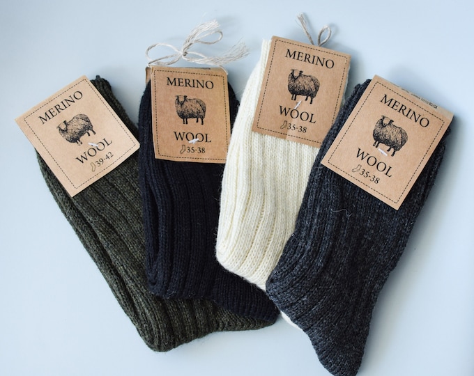 Natural Goat Socks, Natural Wool Soft and Warm, Cashmere Socks, Unisex ...