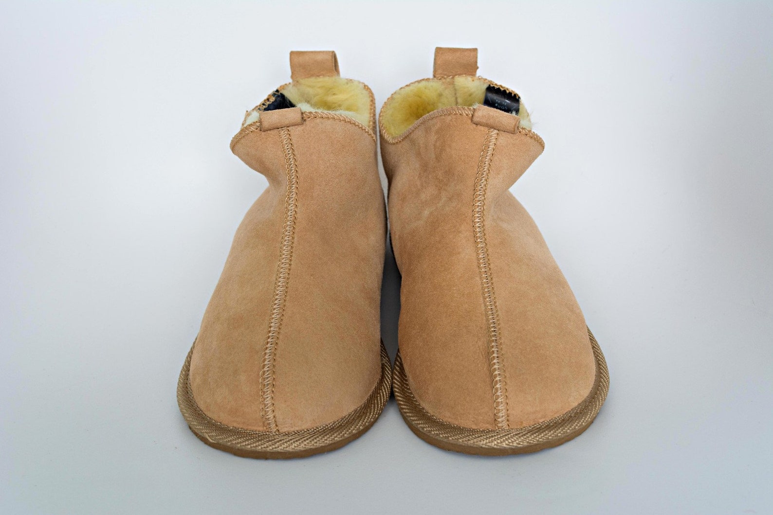 Men's Women's Genuine Sheepskin Slippers 100% Real Fur - Etsy