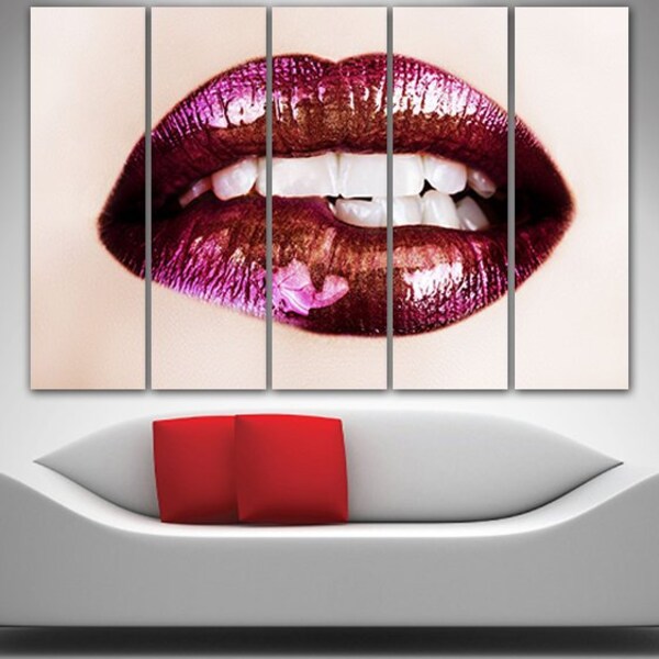 Lips Poster - Etsy