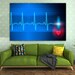 Cardiogram heart Wall art canvas Science decor Pulse Medical | Etsy