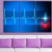 Cardiogram heart Wall art canvas Science decor Pulse Medical | Etsy