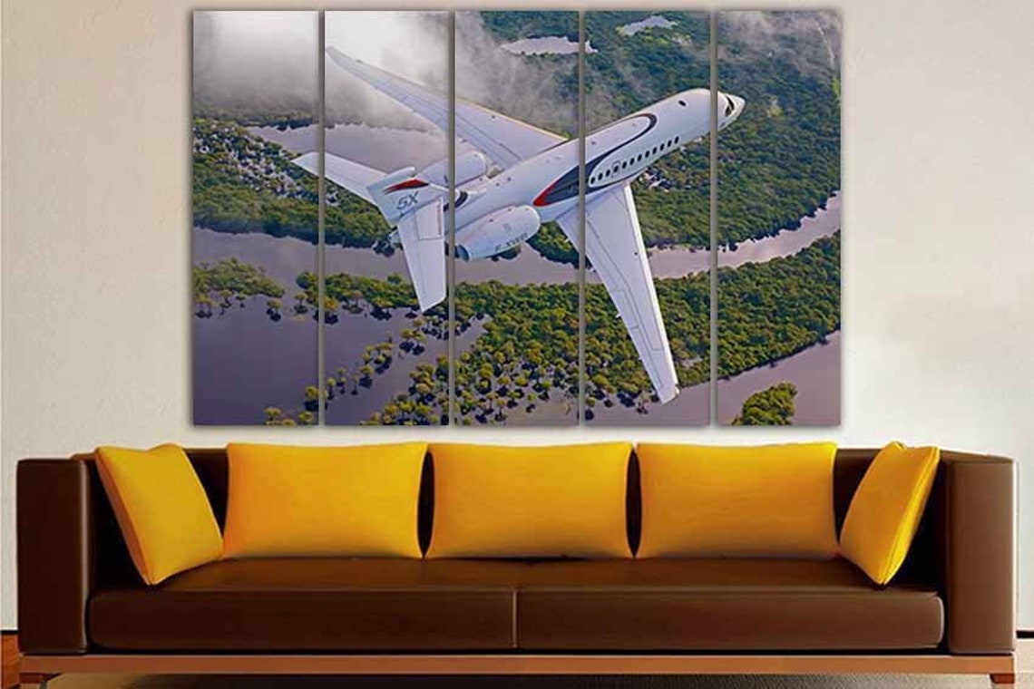 Large Canvas Art Airplane Plane Canvas Mechanism Decor - Etsy
