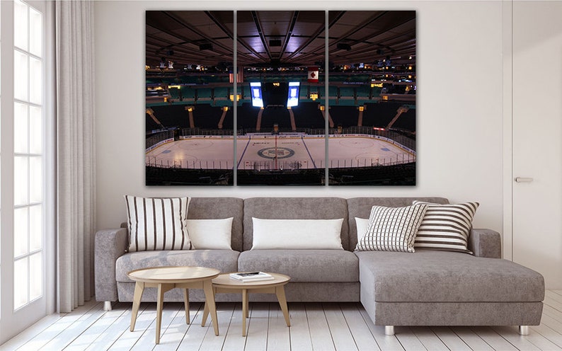 Ice Rink Panel Art Hockey Arena Hockey Canvas Rink Print Rink - Etsy