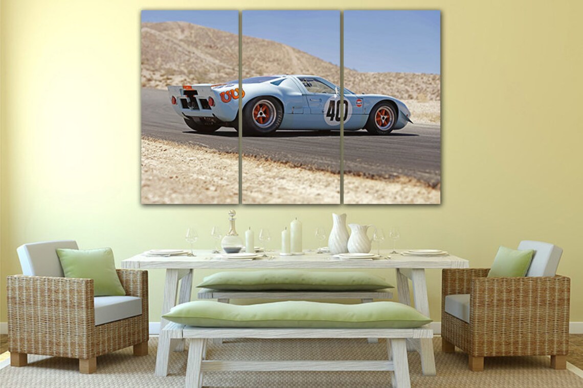 Panel Wall Art Car Canvas Transport Wall Print Sport Car Wall | Etsy