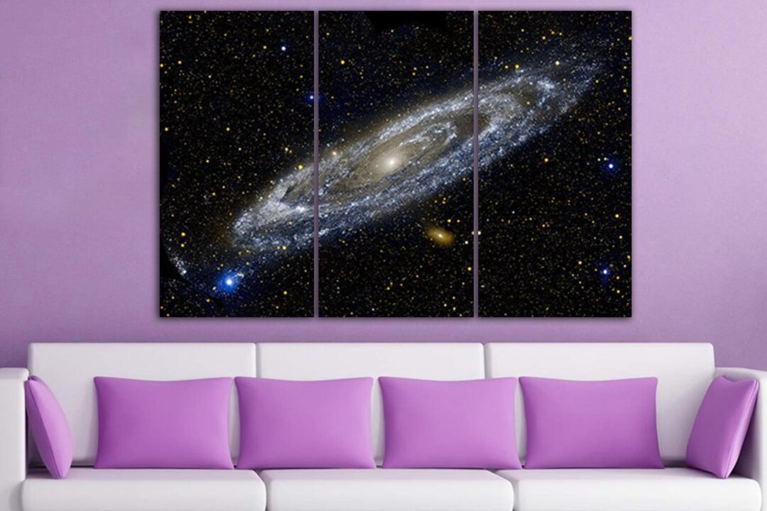 Space Canvas Set Space Print Space Art Galaxy Print Space Photo Science ...