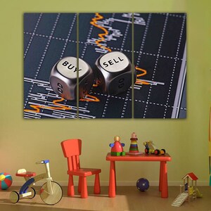 Trading Canvas Trading Print Stock Market Trading Wall Décor Stock ...