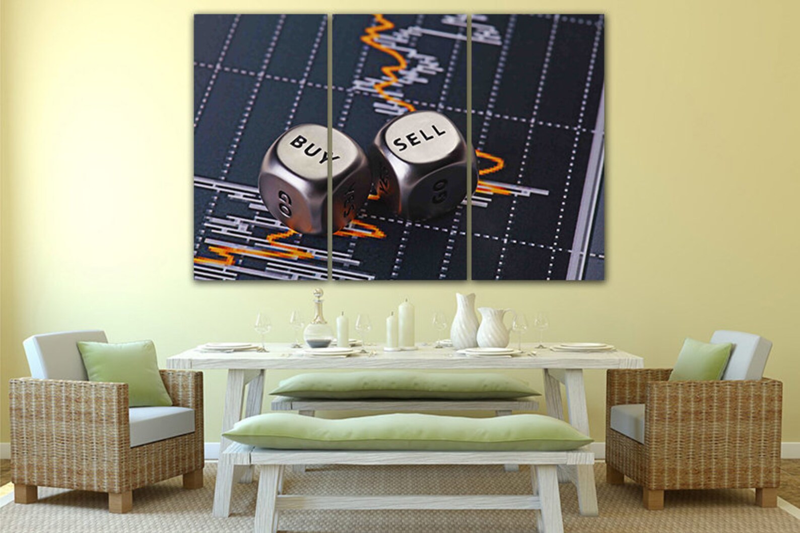 Trading Canvas Trading Print Stock Market Trading Wall Décor - Etsy UK