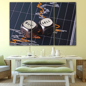 Trading Canvas Trading Print Stock Market Trading Wall Décor Stock ...