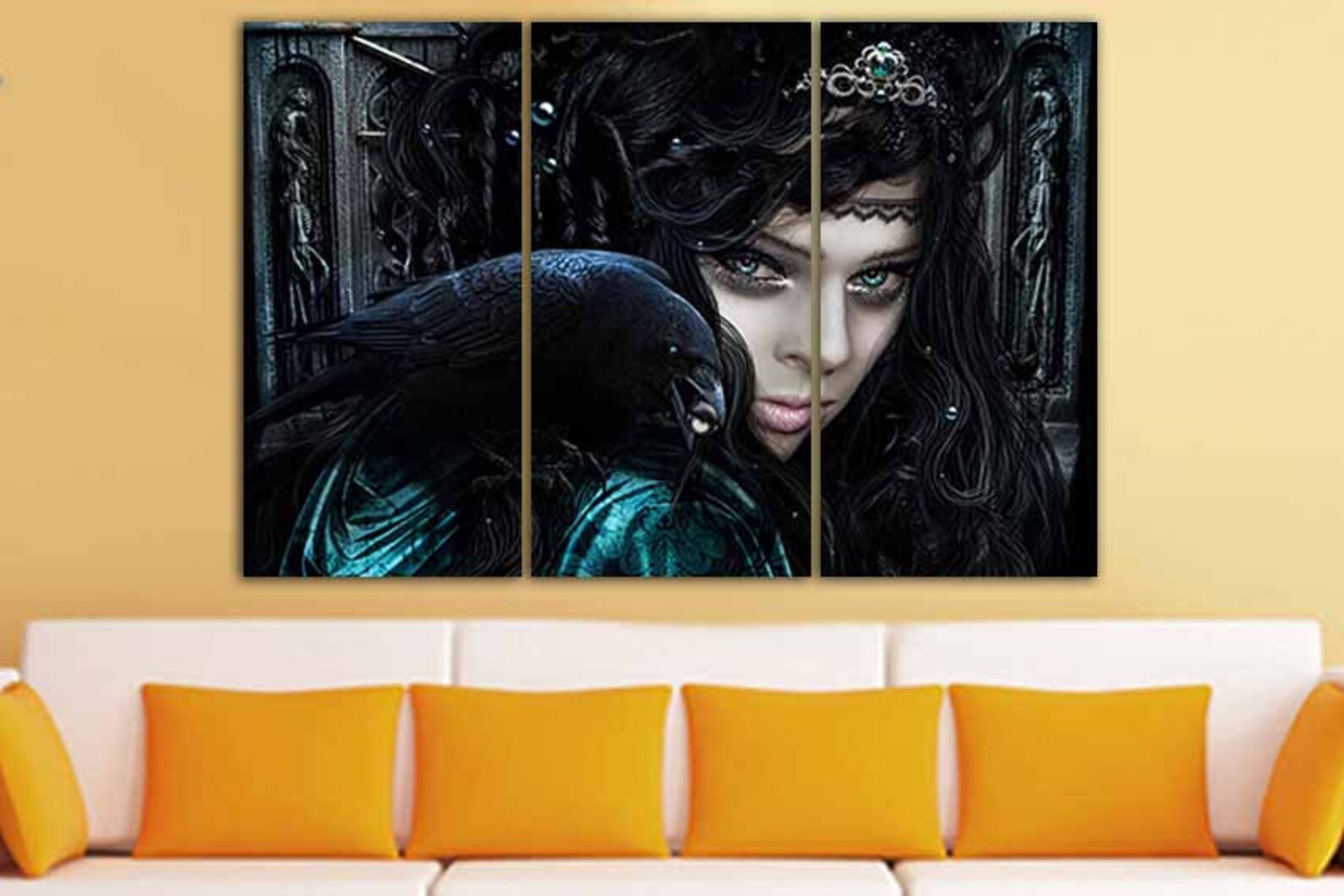 Vampire Print Vampire Canvas Gothic Vampire Gothic Art Print | Etsy