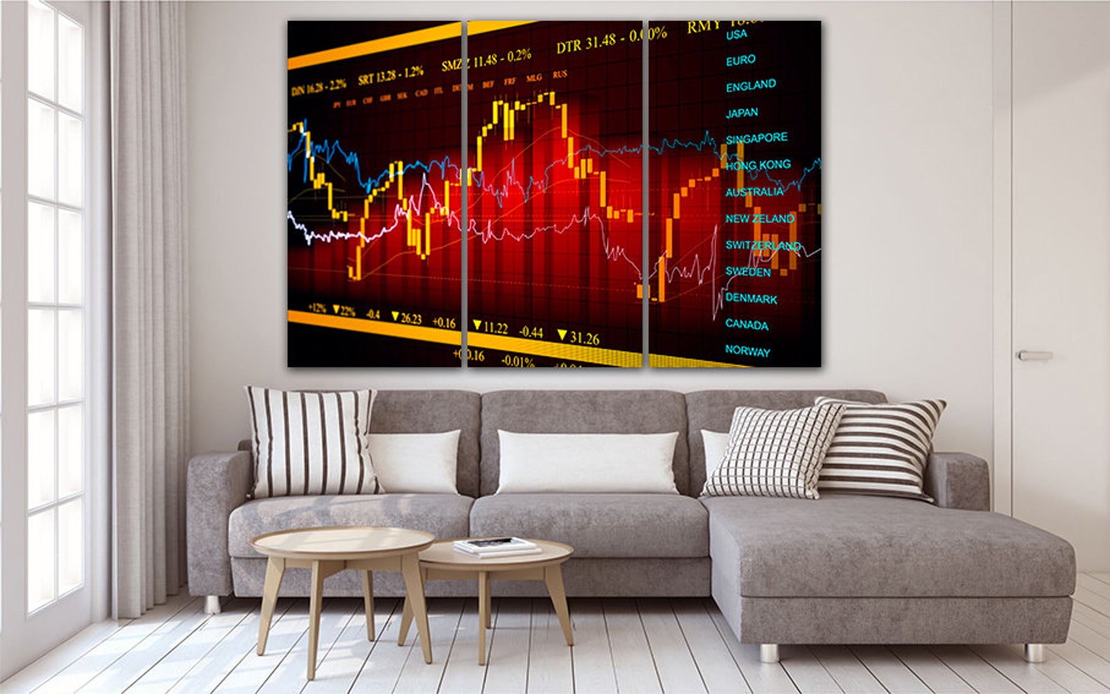 Trading canvas Trading print Stock market Trading wall décor | Etsy