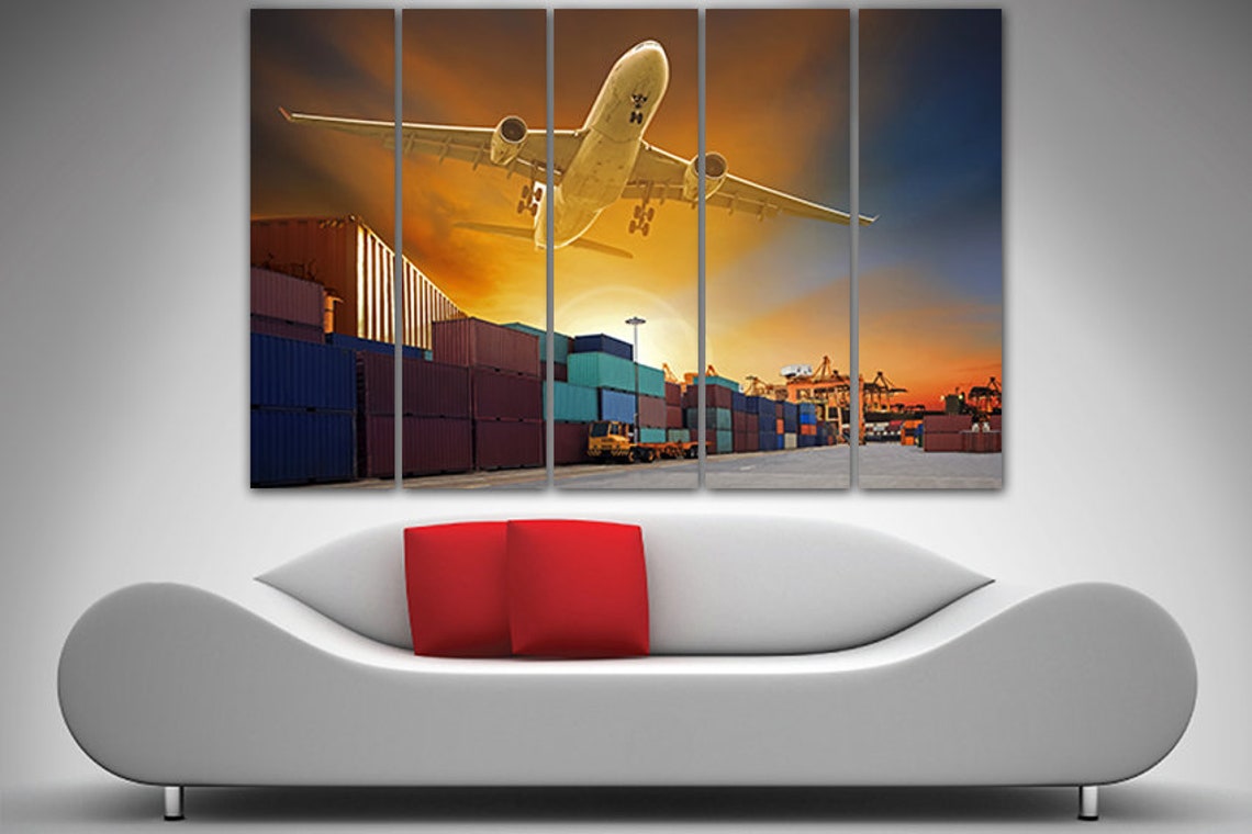 Wall Art Canvas Plane Canvas Aircraft Wall Décor Mechanism - Etsy UK
