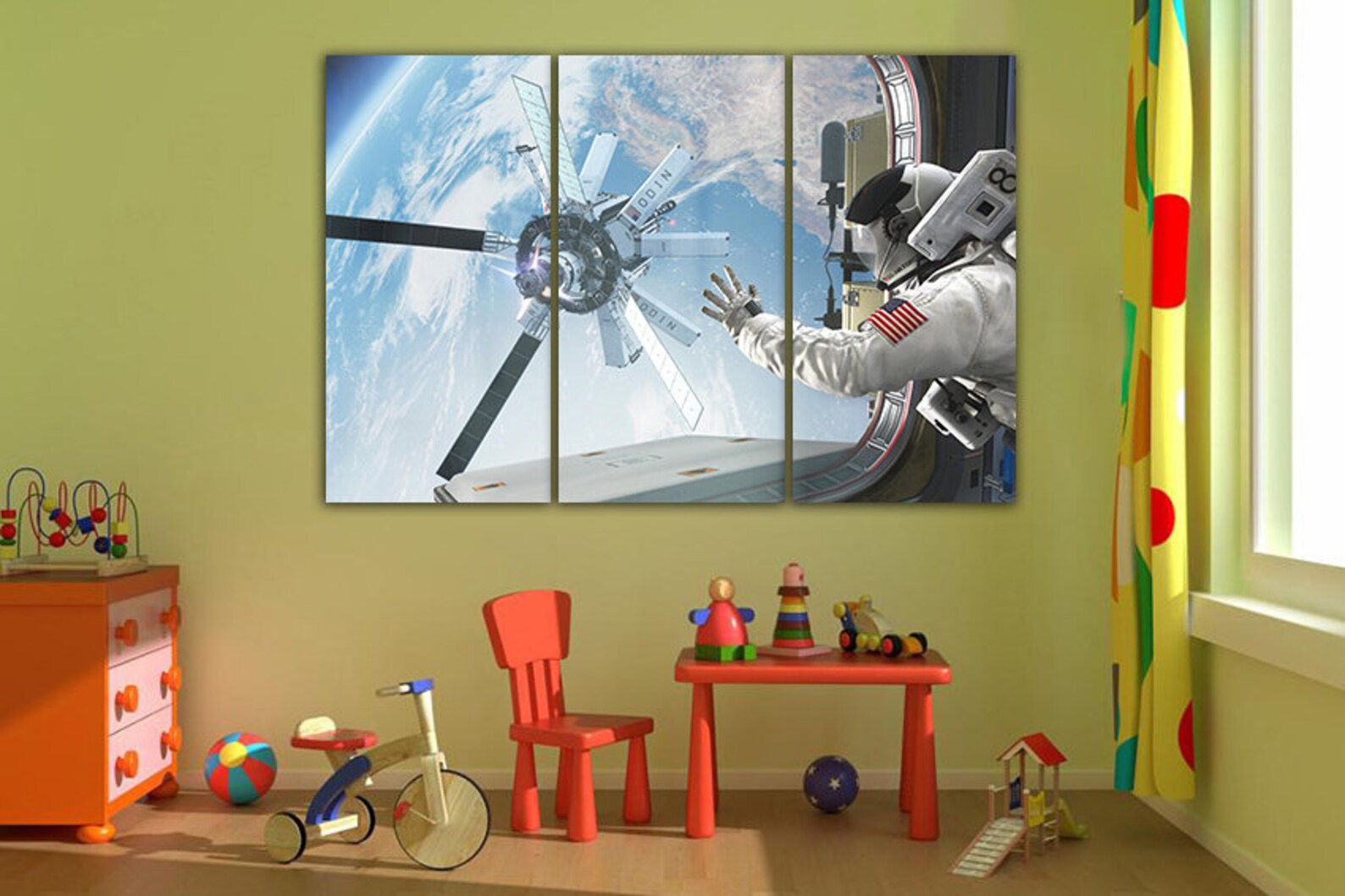 Spaceman Space Shuttle Canvas Space Print Shuttle Wall Art - Etsy