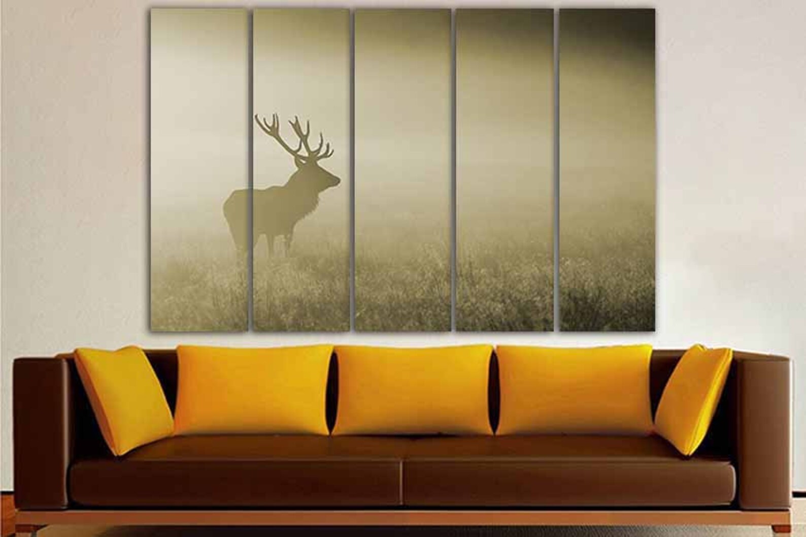 Stag Print Stag Wall Art Stag Canvas Animal Decor Deer Décor | Etsy