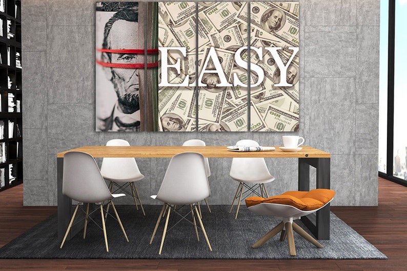 American Money Dollar Bill Art Ben Franklin Easy Wall Decor - Etsy