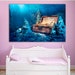 Treasure Chest Ocean Treasure Print Treasure Canvas Nursery Decor Sea ...