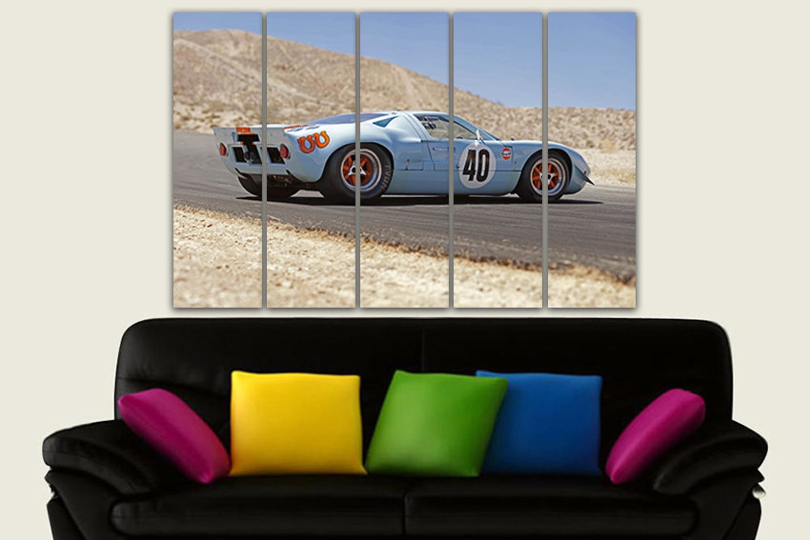 Panel Wall Art Car Canvas Transport Wall Print Sport Car Wall | Etsy