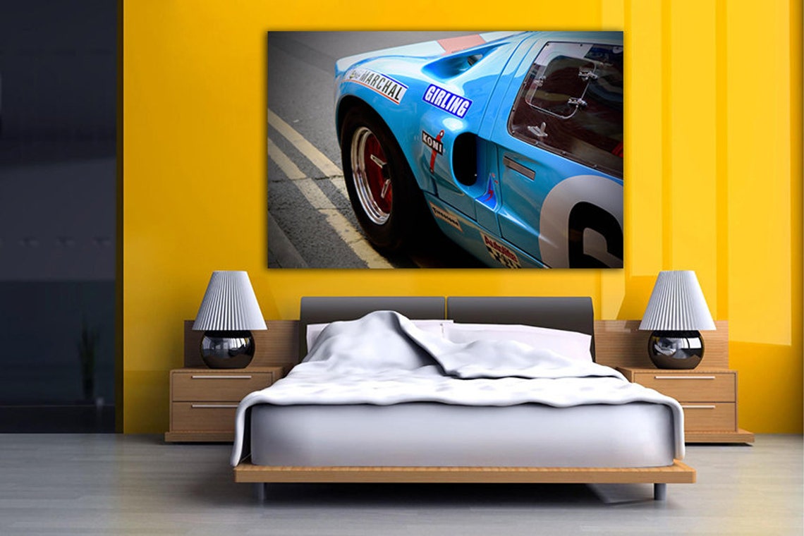 Panel Wall Art Car Canvas Transport Print Mechanism Wall Décor - Etsy