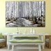 Birch Forest Birch Forest Art Birch Canvas Trees Canvas Art - Etsy