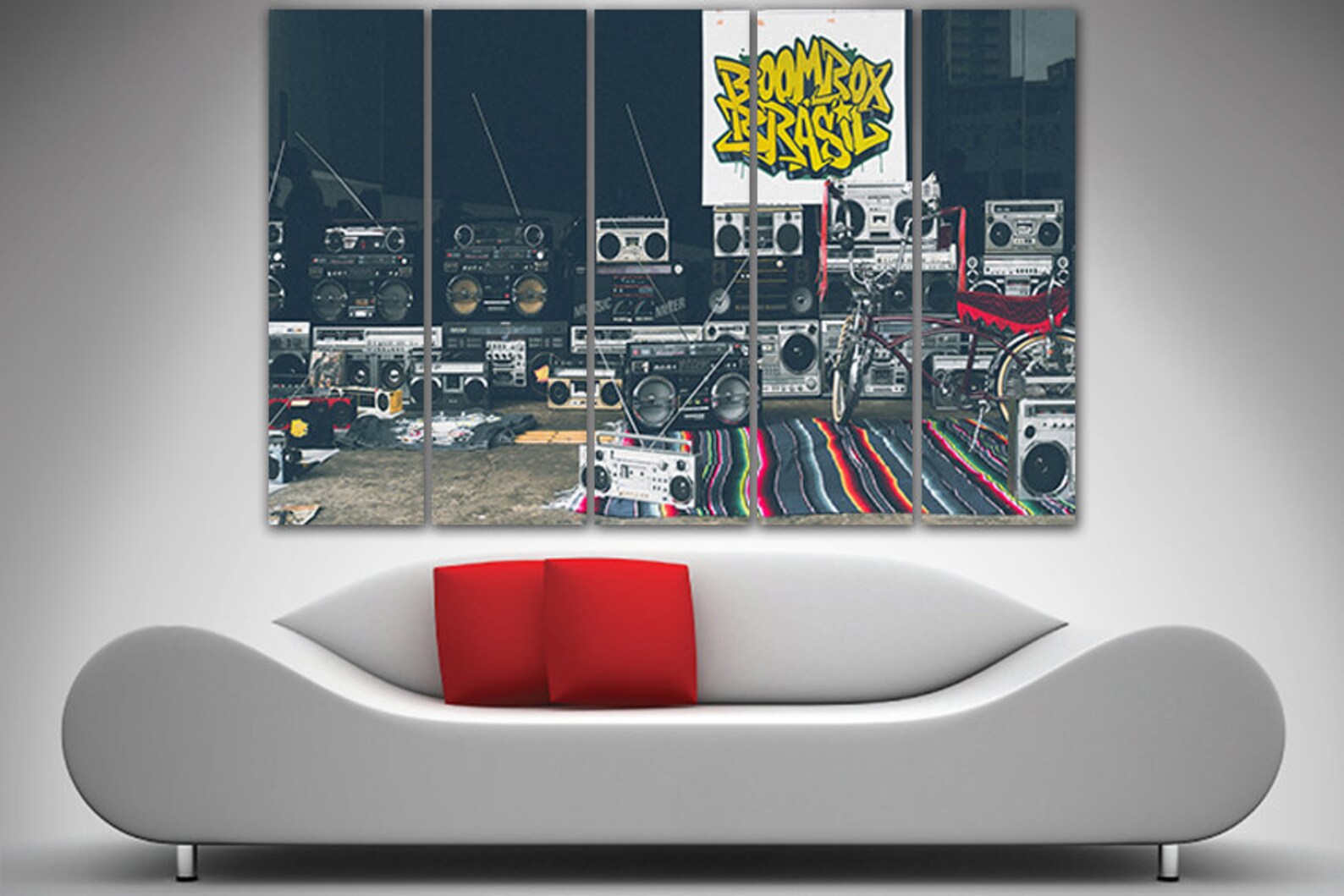 Boombox Canvas Radio Art Boombox Décor Music Canvas Boombox - Etsy