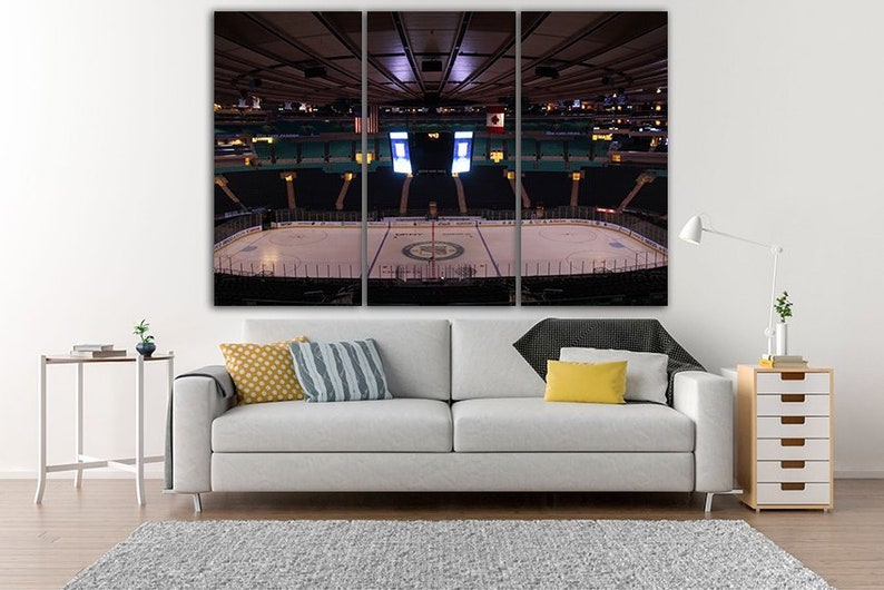 Ice Rink Panel Art Hockey Arena Hockey Canvas Rink Print Rink - Etsy