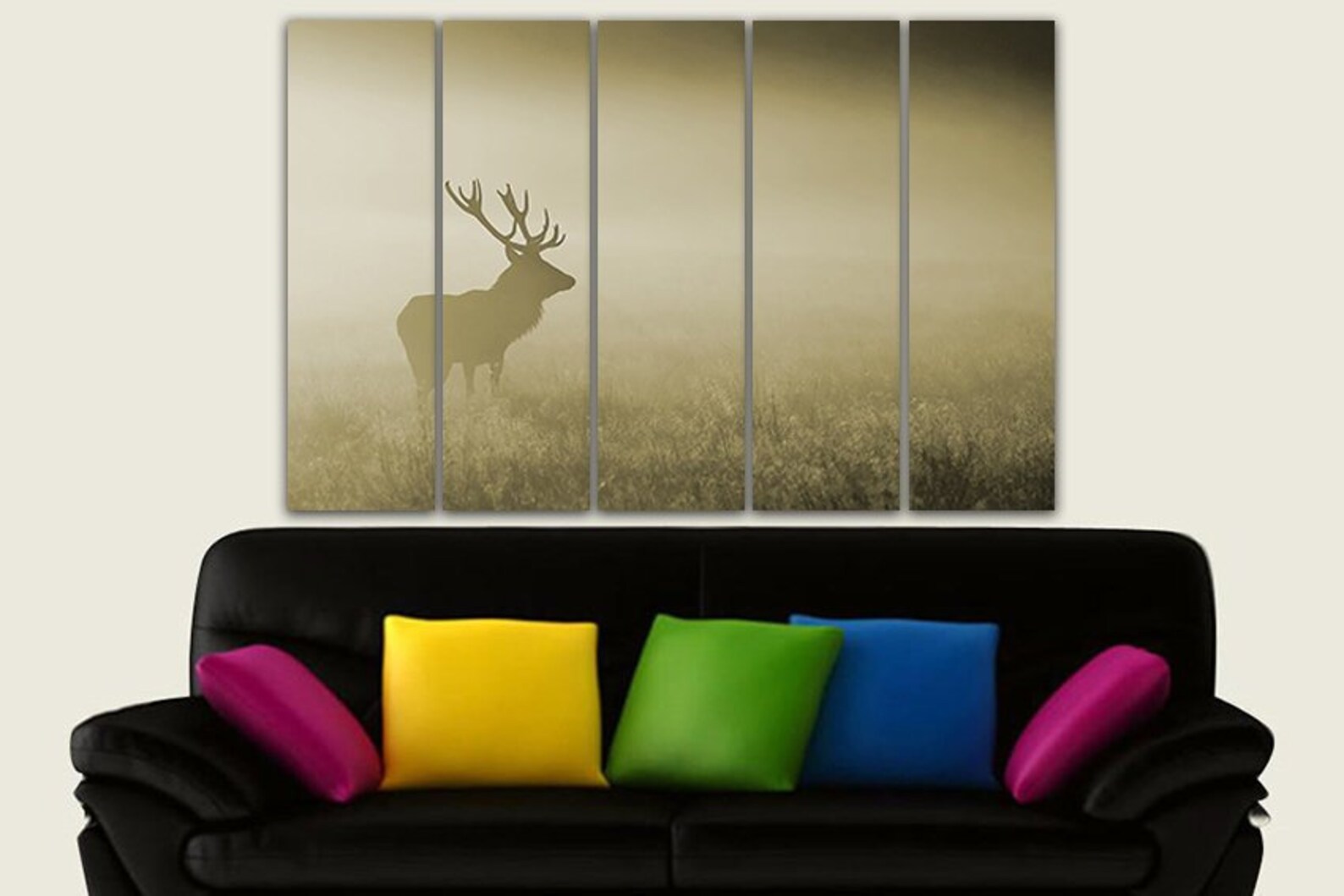 Stag Print Stag Wall Art Stag Canvas Animal Decor Deer Décor | Etsy