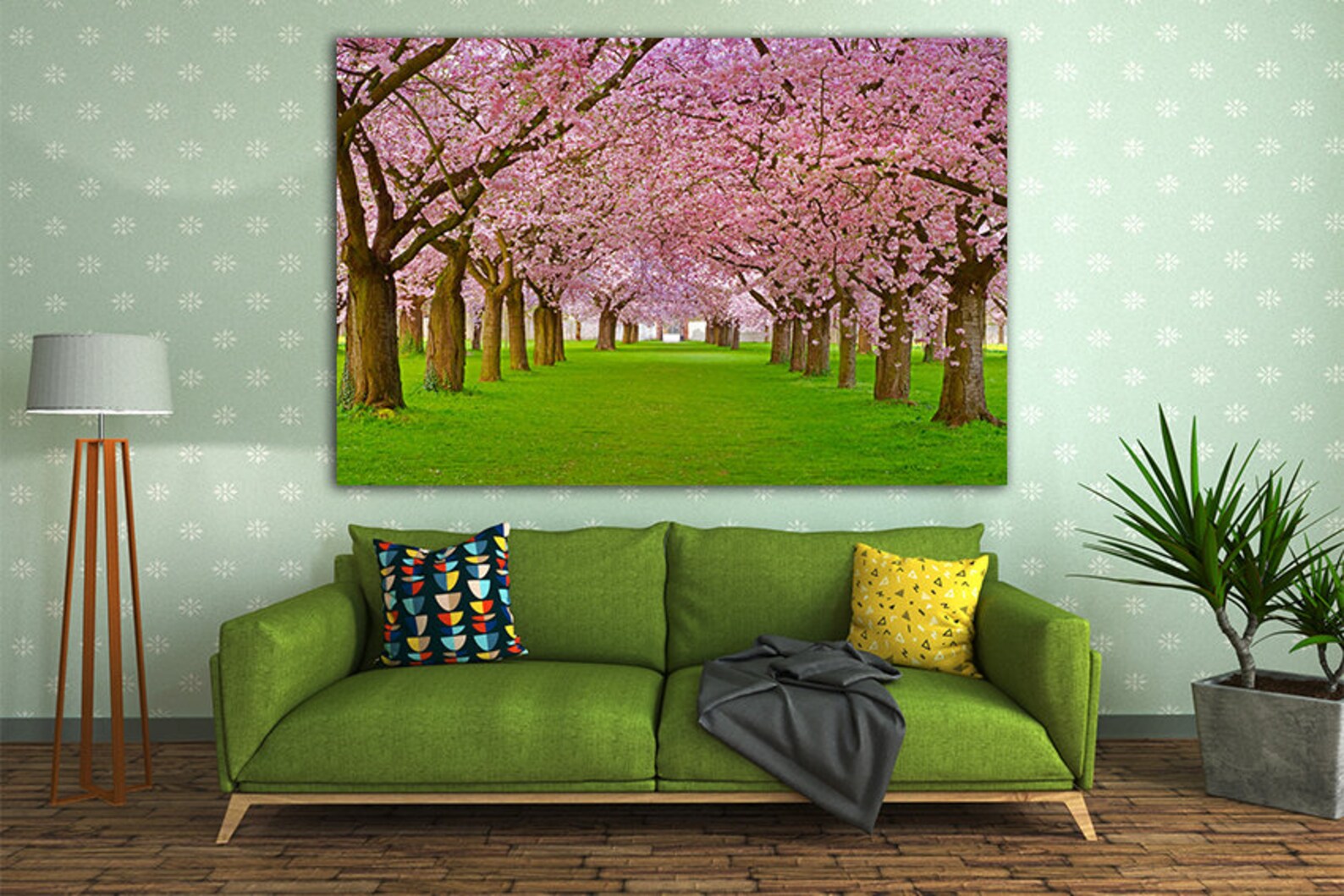 Sakura Print Sakura Canvas Sakura Wall Décor Sakura Poster | Etsy