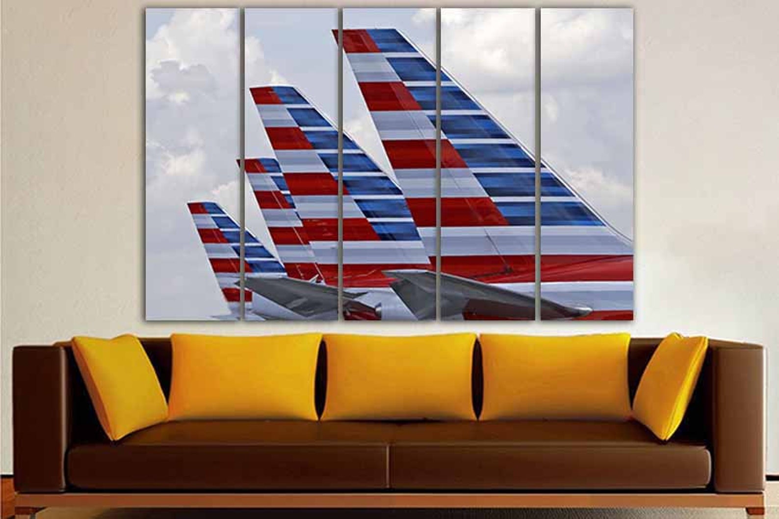 Large Canvas Art Aircraft Plane Canvas Mechanism Decor | Etsy