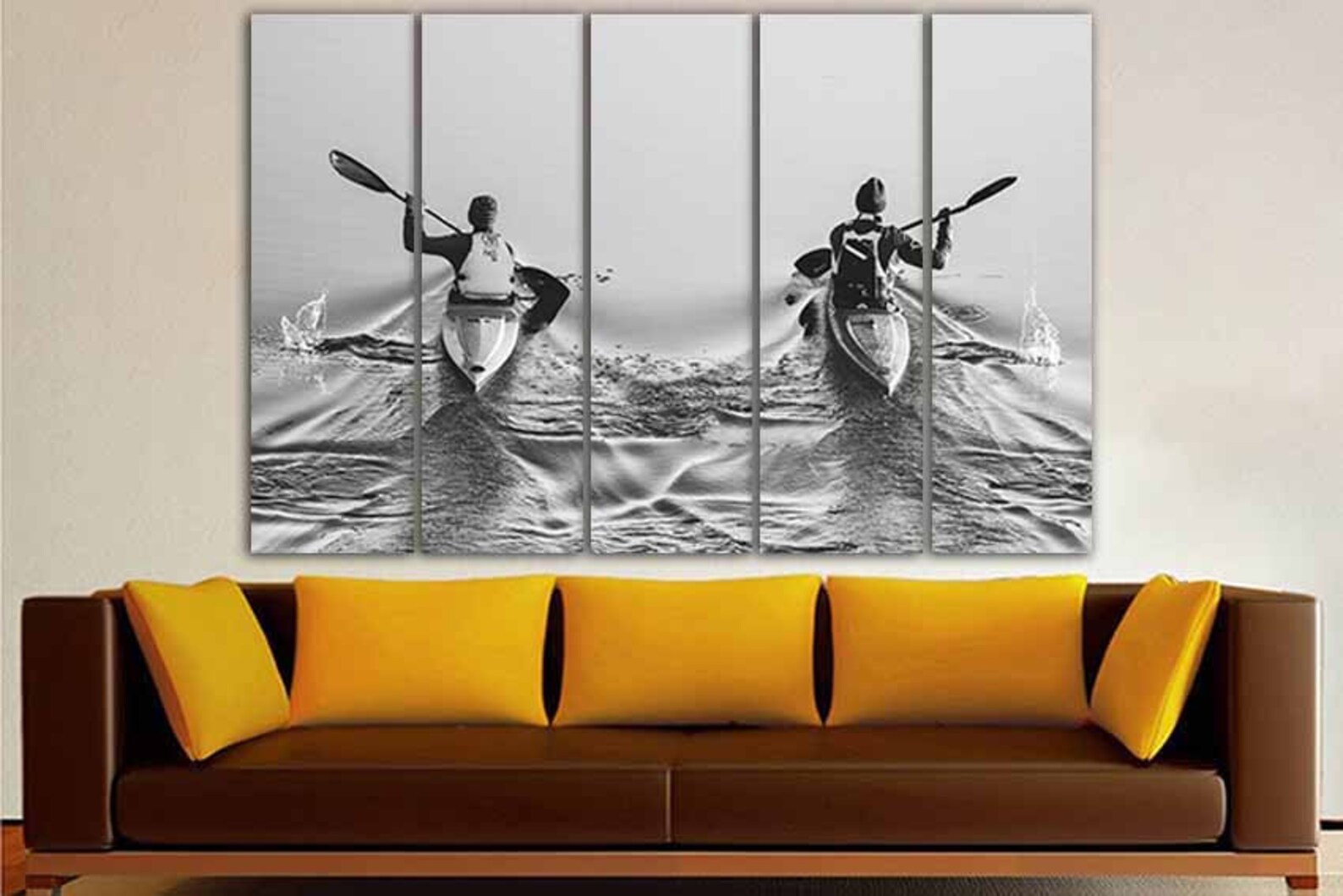 Rowing Wall Art Canvas Sport Décor Rowing Canvas Canoe Print - Etsy