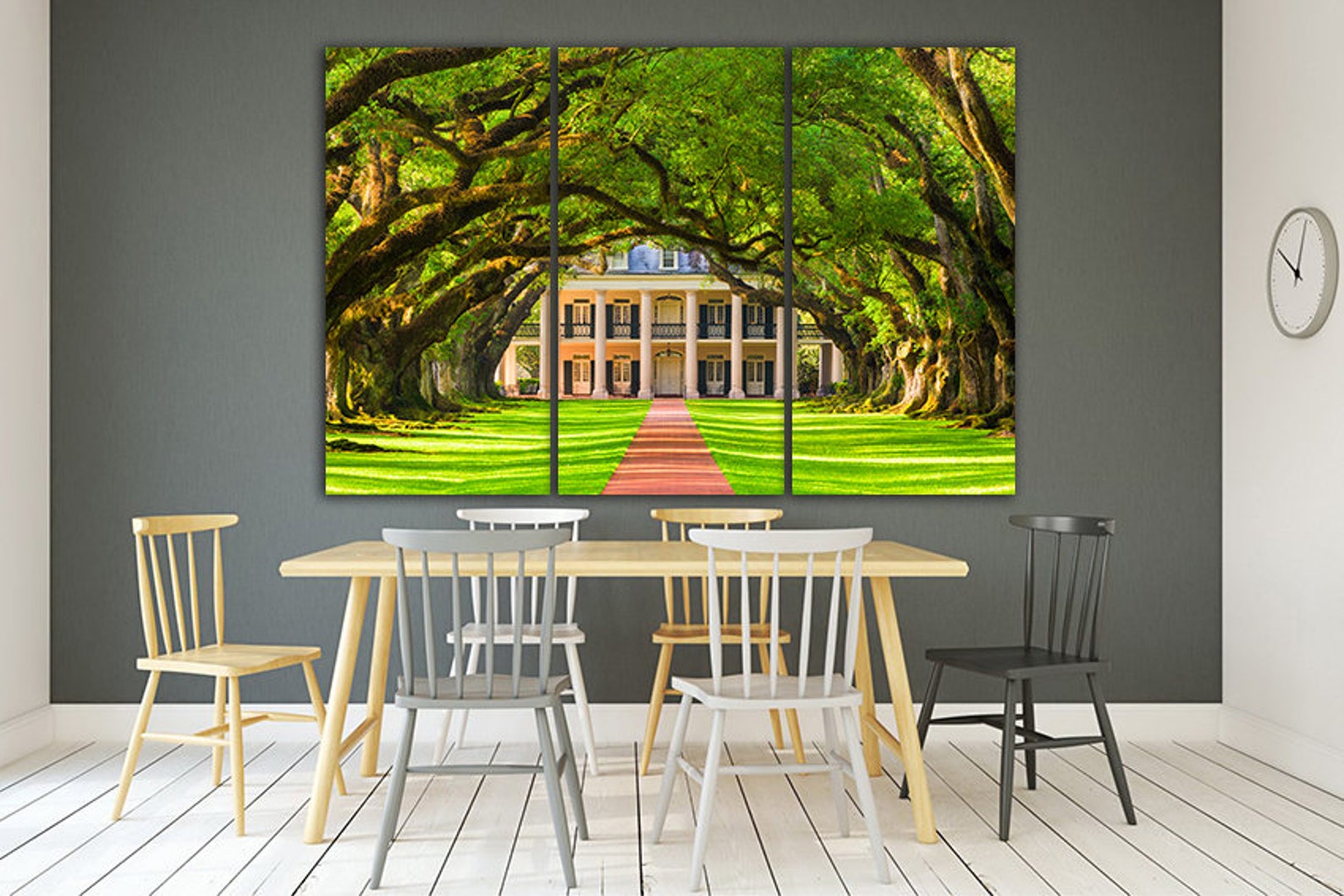 Oak Trees Canvas Oak Trees Print Oak Wall Art Oak Poster Oak | Etsy