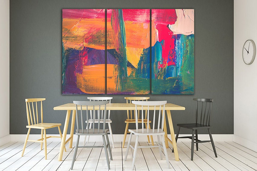 Abstract Canvas Set Unique Modern Art Abstract Photo Abstract | Etsy