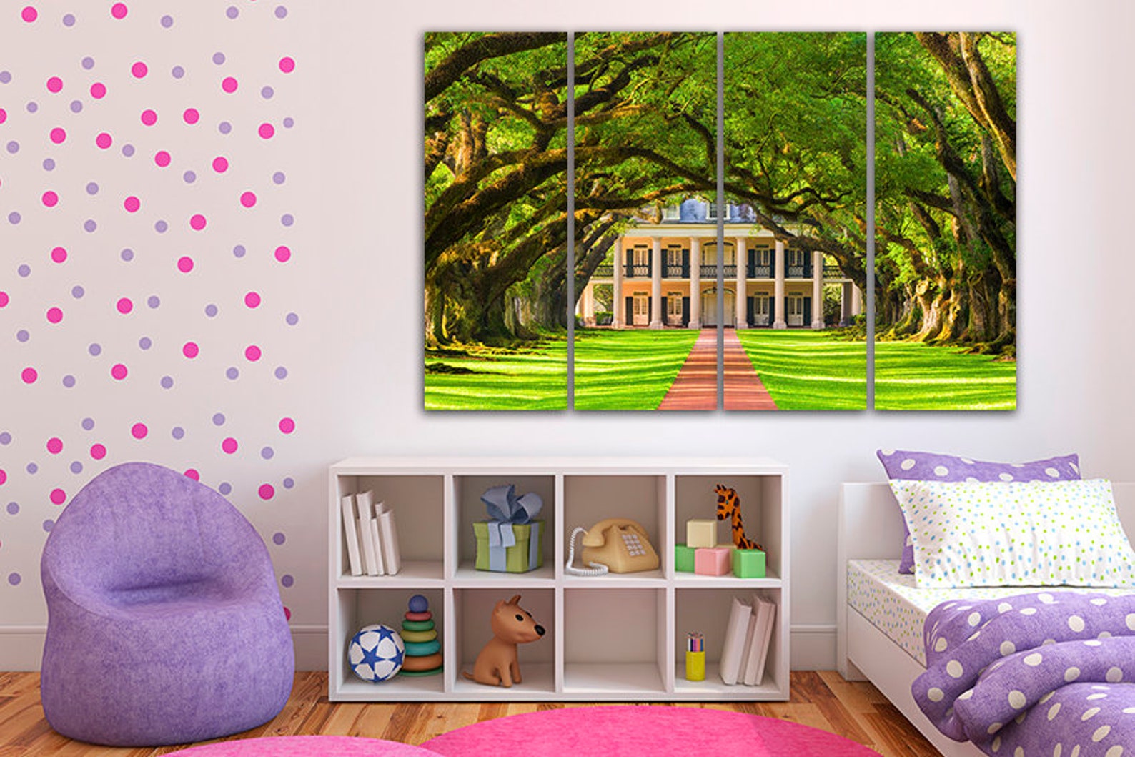 Oak Trees Canvas Oak Trees Print Oak Wall Art Oak Poster Oak | Etsy