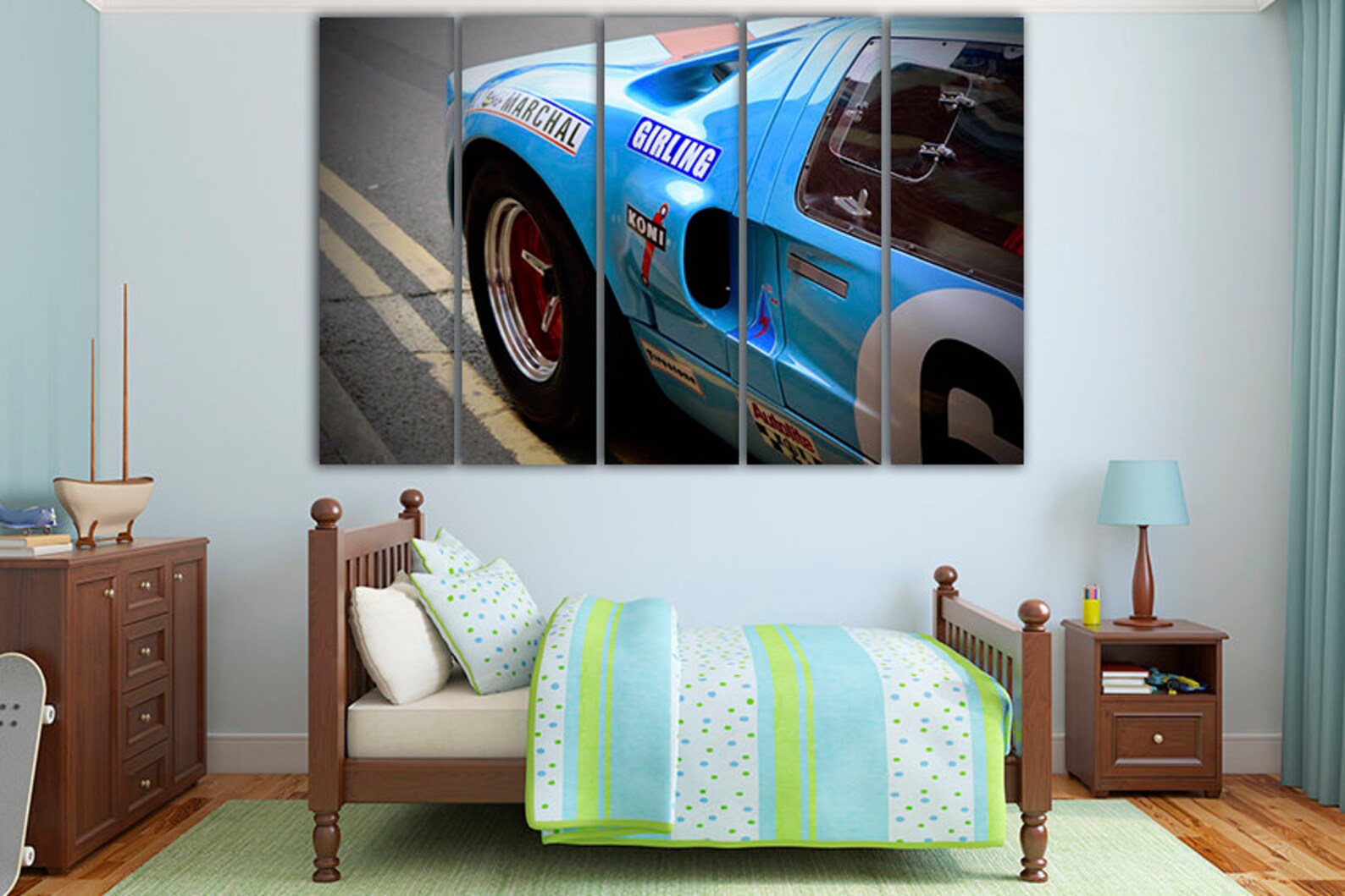 Panel Wall Art Car Canvas Transport Print Mechanism Wall Décor - Etsy