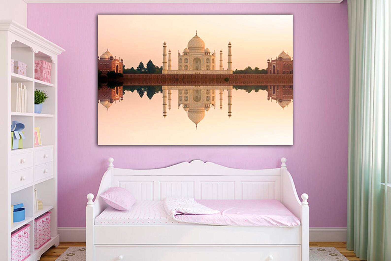 Taj Mahal Canvas Taj Mahal Print India Wall Art Taj Mahal - Etsy