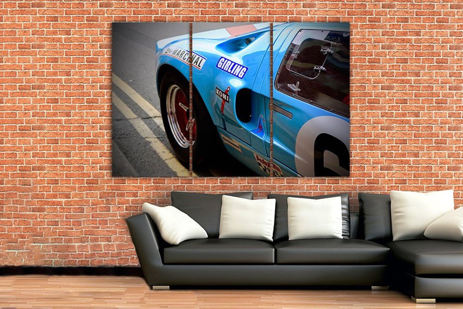 Panel wall art Car canvas Transport print Mechanism wall décor | Etsy