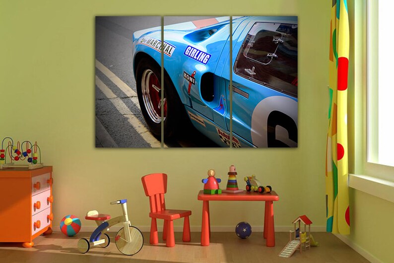 Panel Wall Art Car Canvas Transport Print Mechanism Wall Décor - Etsy